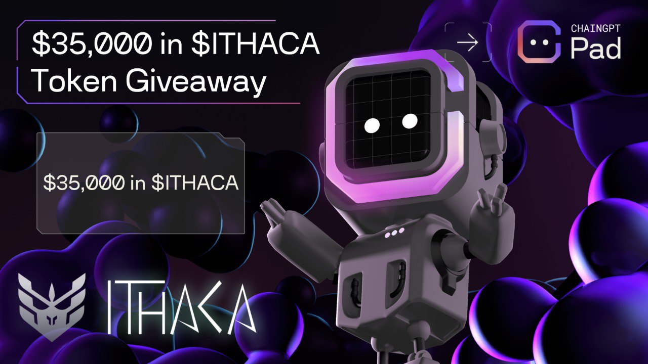 $ITHACA Free Token Giveaway (ITHACA) Giveaway – Free Token Distribution | ChainGPT Pad